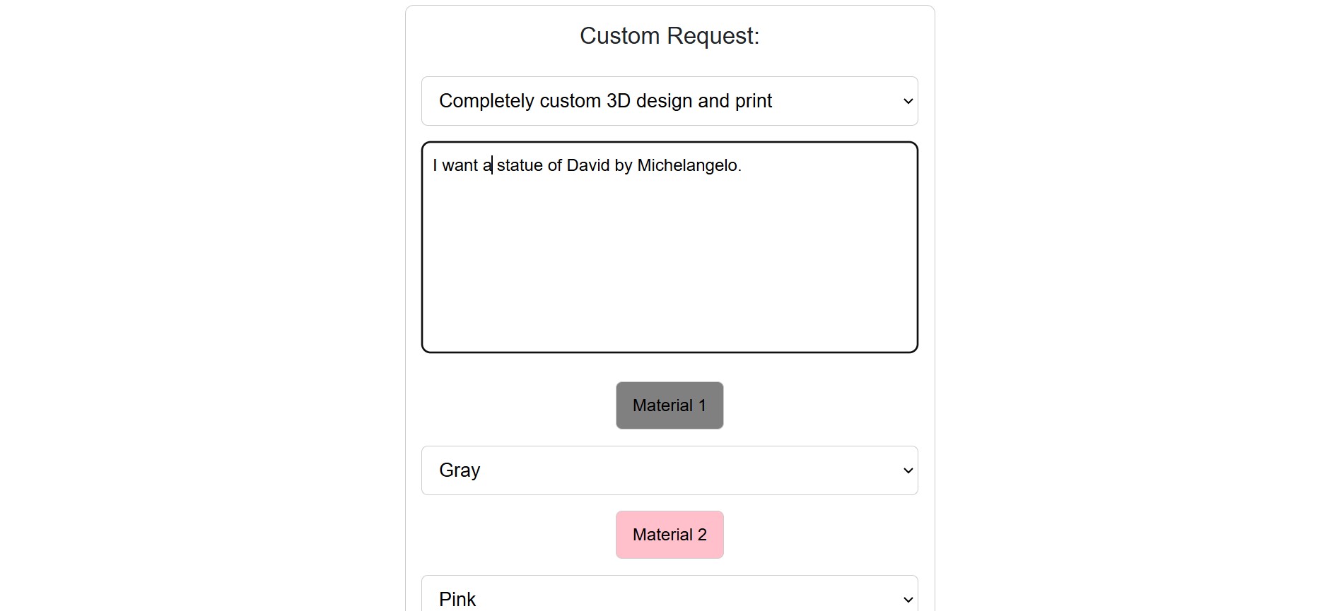 3D Print Webstore | David Gieselman | Professional Portfolio